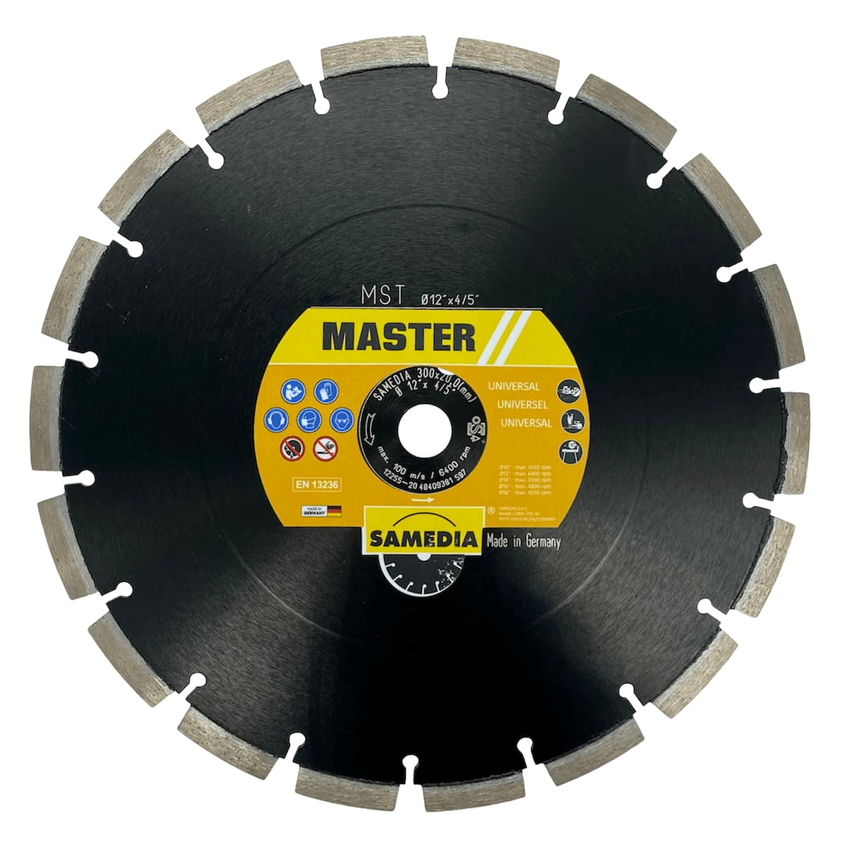 MASTER MST Universal Diamond Blade – SAMEDIA TOOLS
